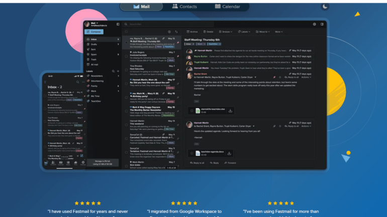 Fastmail Review – A Secure and Private Email Solution